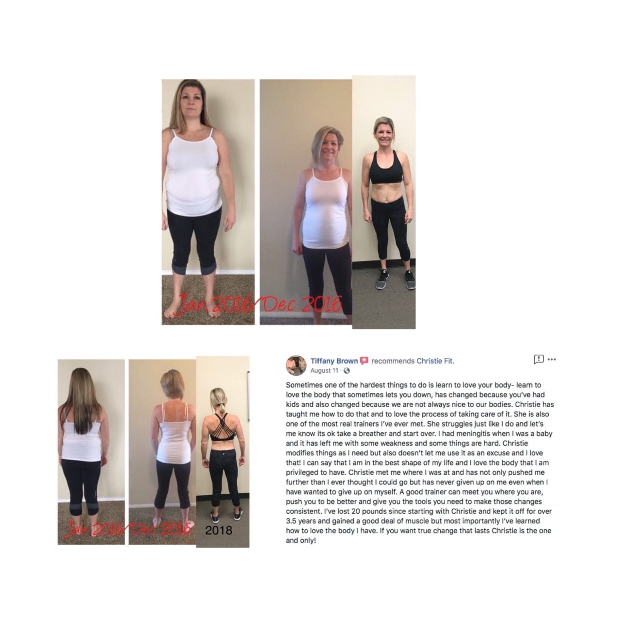 Testimonials | Christie Fit