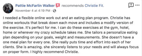 Christie Fit | Freedom thru Fitness